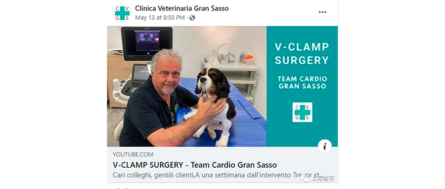 The Italian CVGS team completed the first V-Clamp implantation in ...