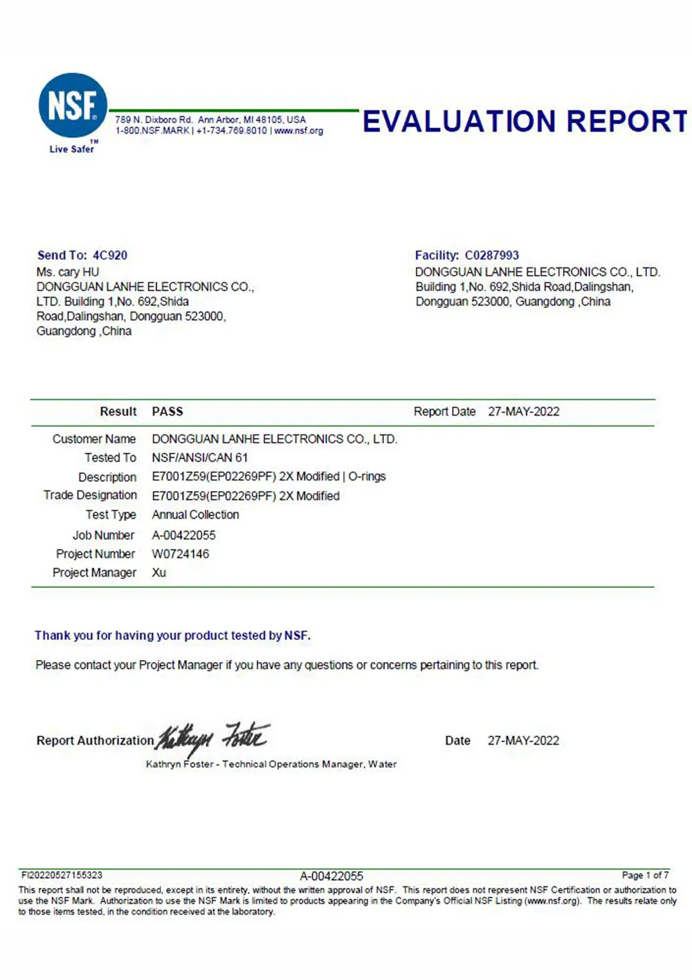 STRENGTH-Dongguan Lanhe Electronics