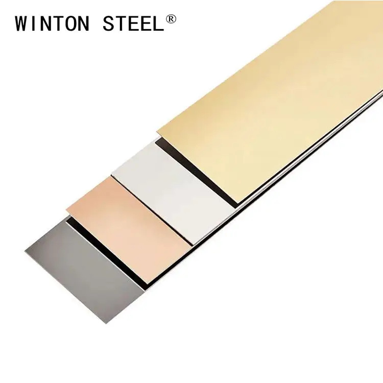 Low Price Flat Bar Metal Strips Tile Edging Profile Stainless Steel ...