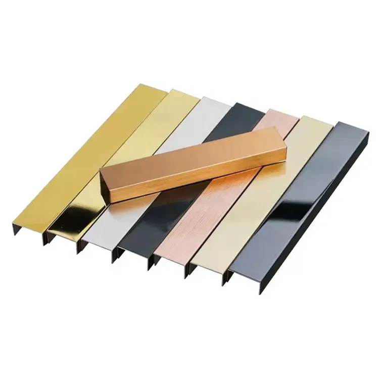 U Shape Stainless Steel Decorative Profile Tile Corner Stainless Steel ...