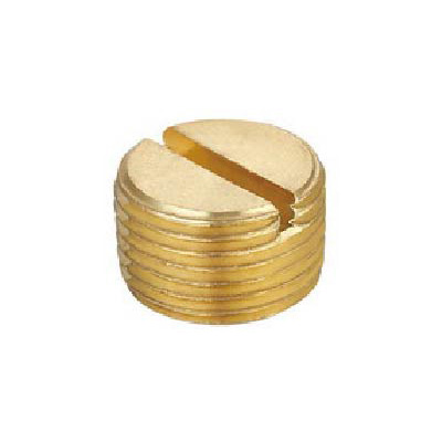 Slotted Head Plug- Sanfitec Brass Industry