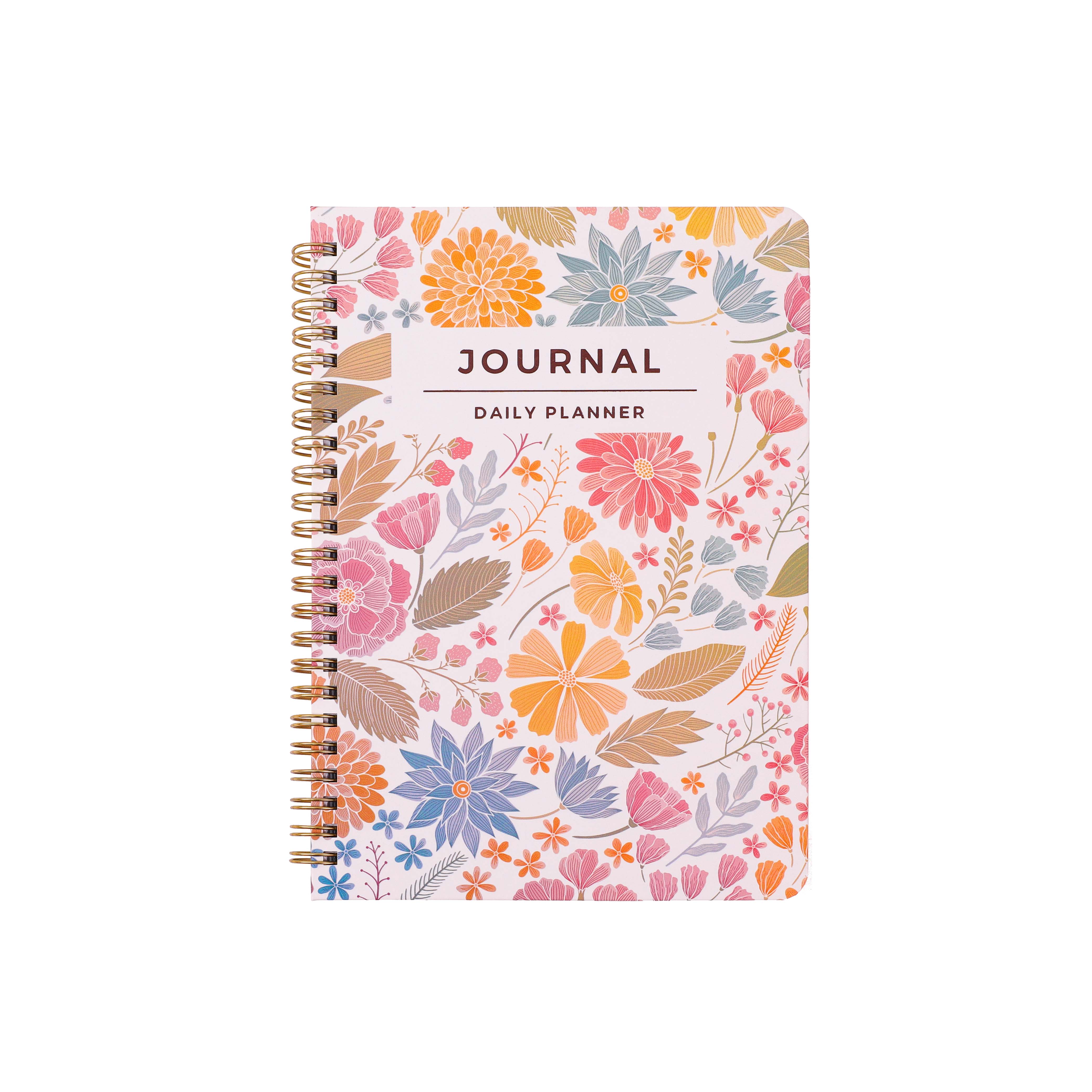 Custom Printed Spiral Journal - Daily Planner with Logo, Color, Size ...