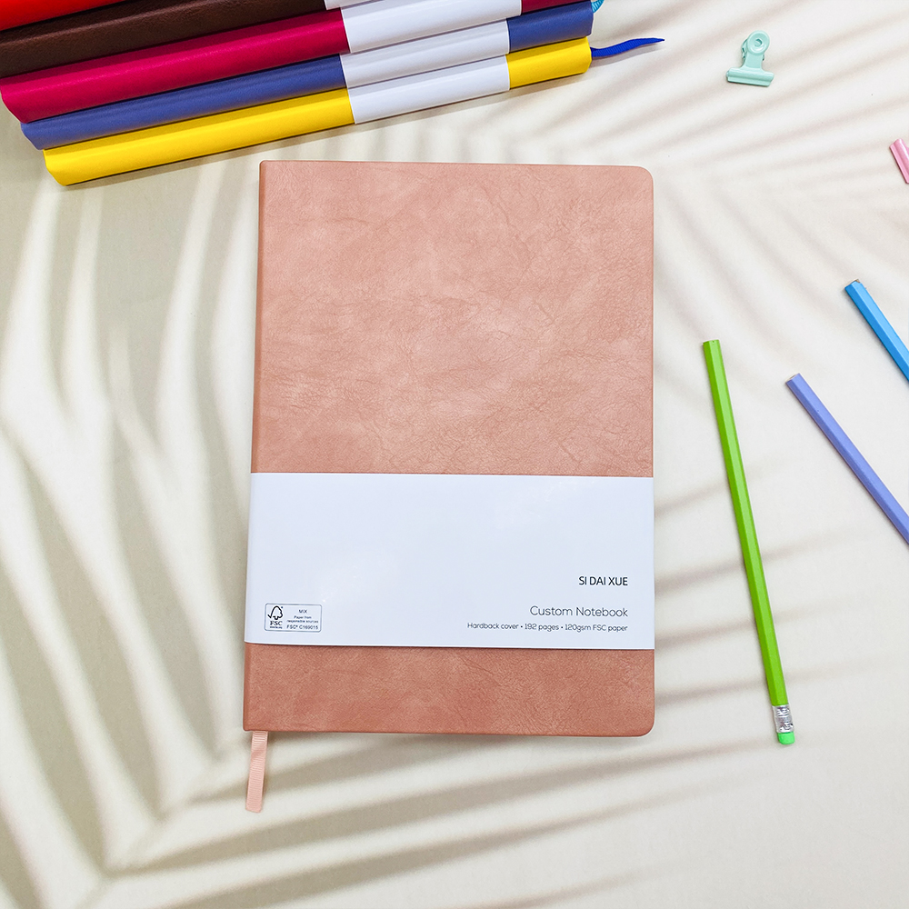 Custom Recycled FSC Paper Printing with Soybean Ink and Lined Pages Custom Recycled FSC Paper Printing with Soybean Ink and Lined Pages
