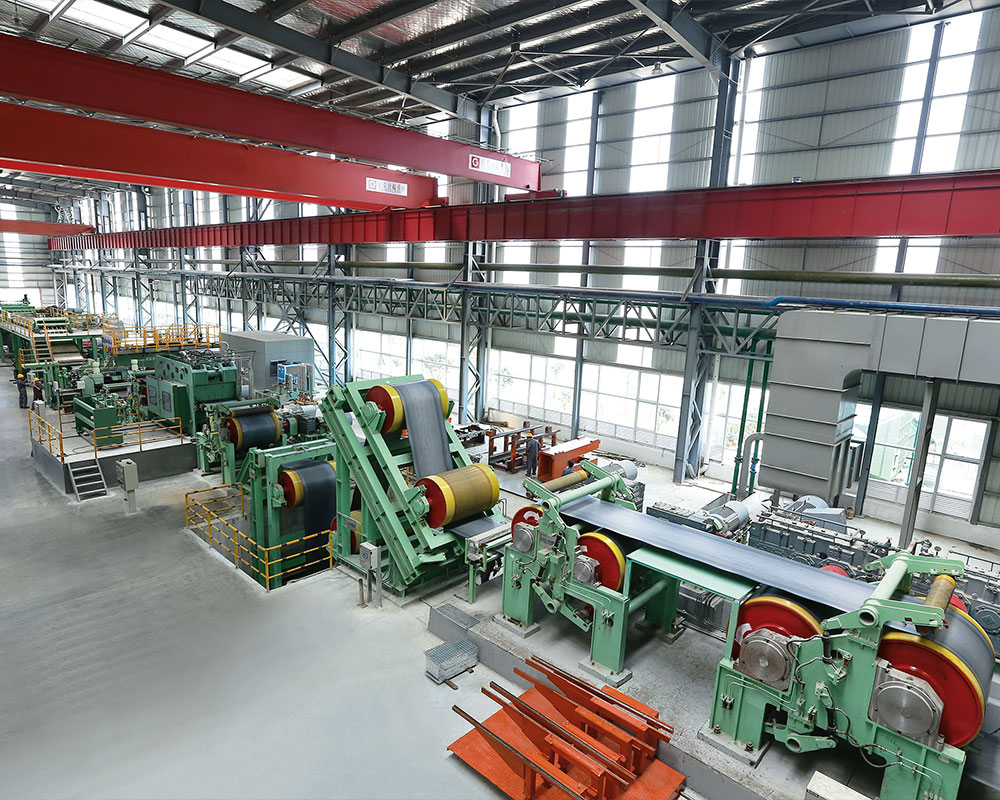 Stainless steel annealing & pickling line