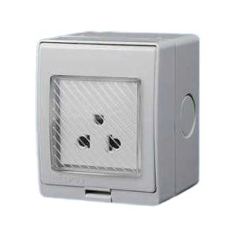 (IP55)Surface mounted waterproof socket 1 Gang-Huanye Electronics