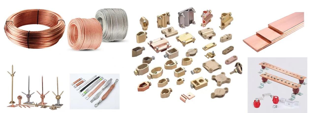 We supply bare copper and tin-plated copper wire, earth rods, grounding ...