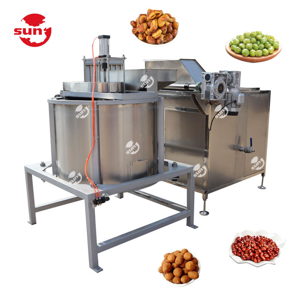 200kg/h Capacity Nuts Frying Machine-Weifang Sun Food Machinery