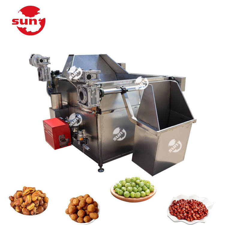 Gas Electricity Nut Fryer Machine-Weifang Sun Food Machinery