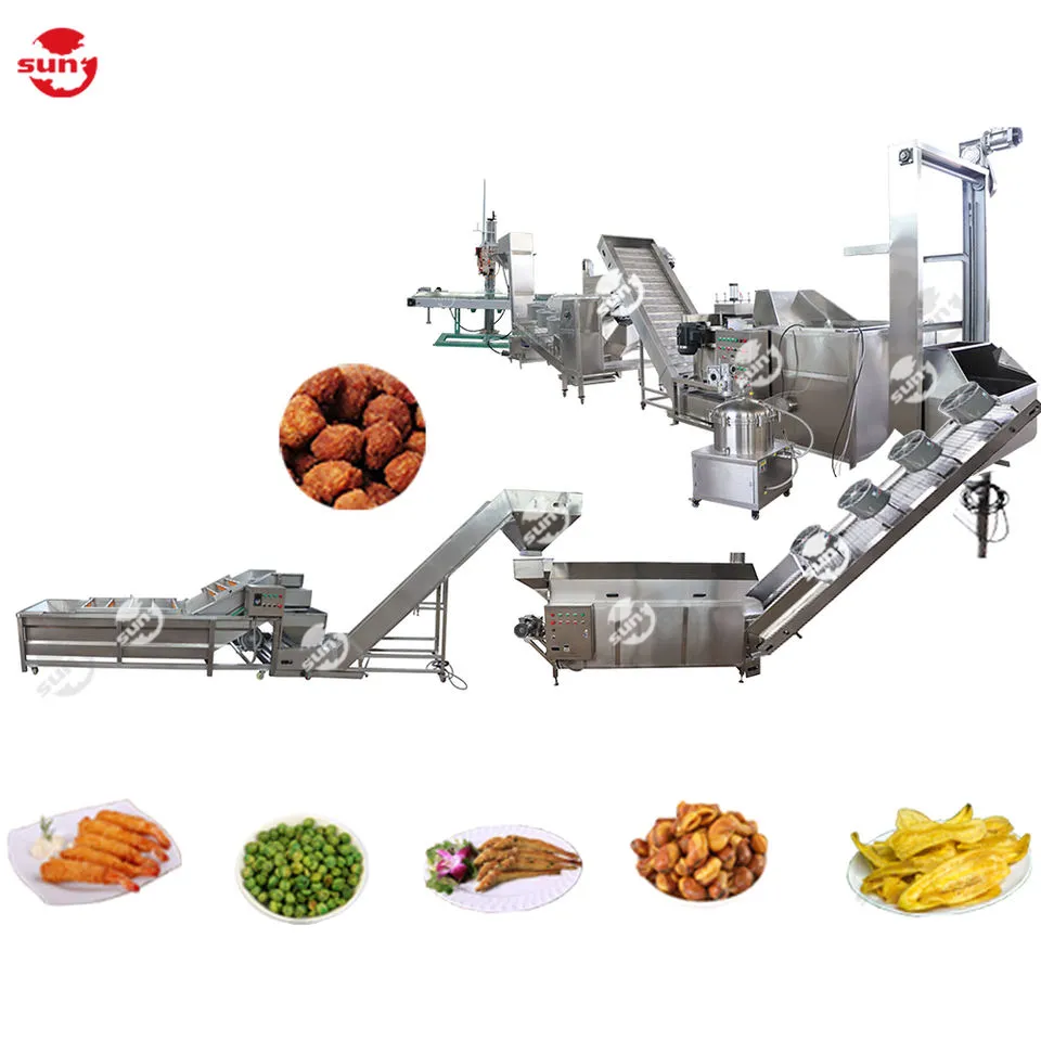 Full Automatic Nut Roasting&Seasoning Production Line-Weifang Sun Food ...