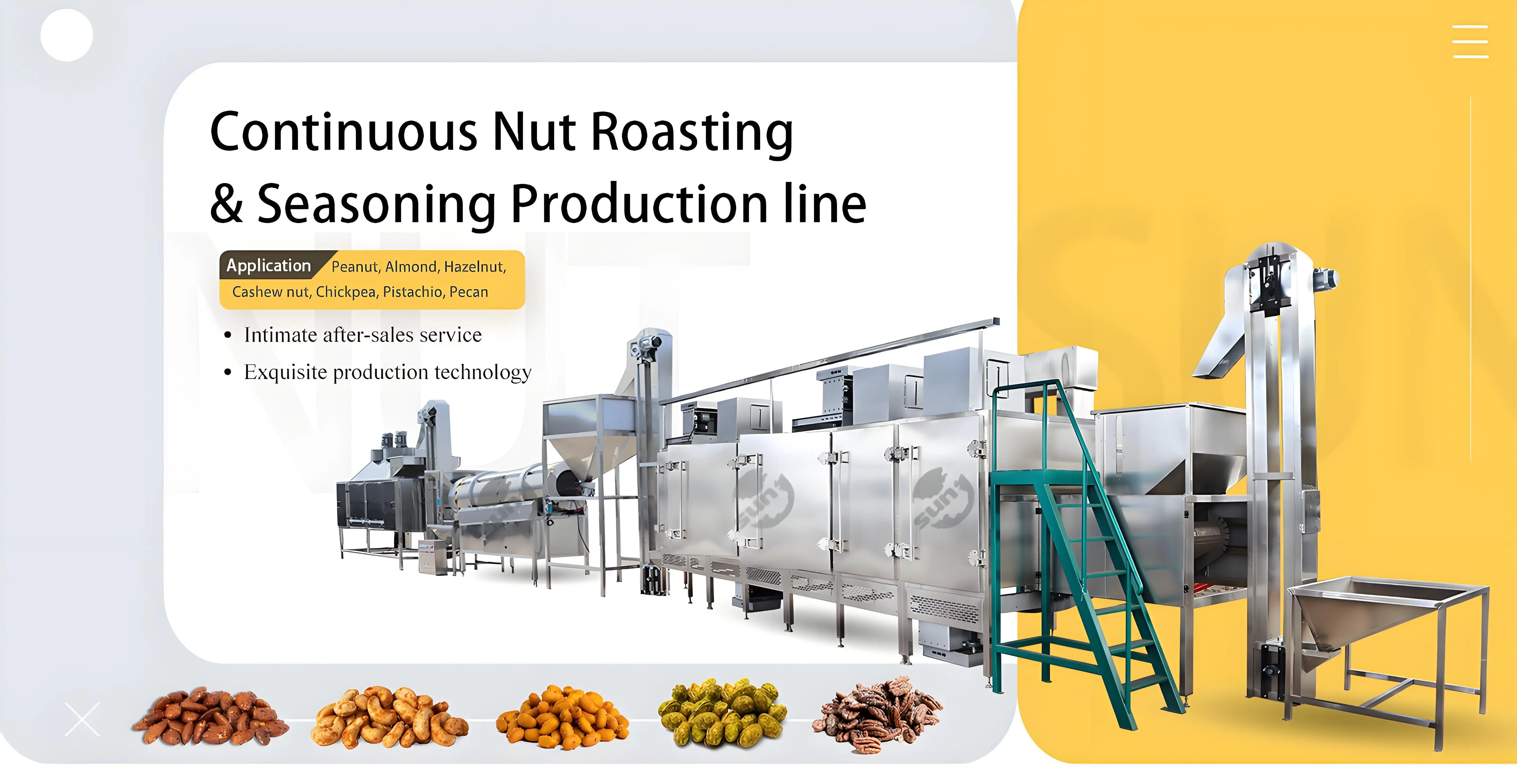 Nut Roasting&Seasoning Production Solution,Nut Roasting Production Solution,Nut Butter ...