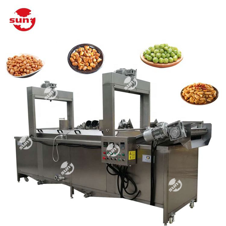 Continuous Nut Frying Machine-Weifang Sun Food Machinery