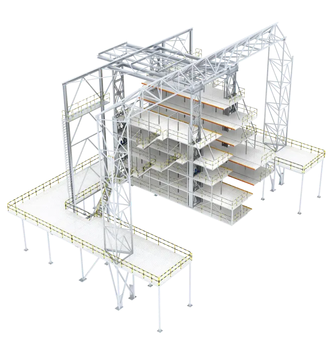 Suspended Vertical Fin Dock-Shanghai Junxun Aviation