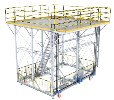 Removable Mobile (For construction) Foot Platform-Shanghai Junxun Aviation