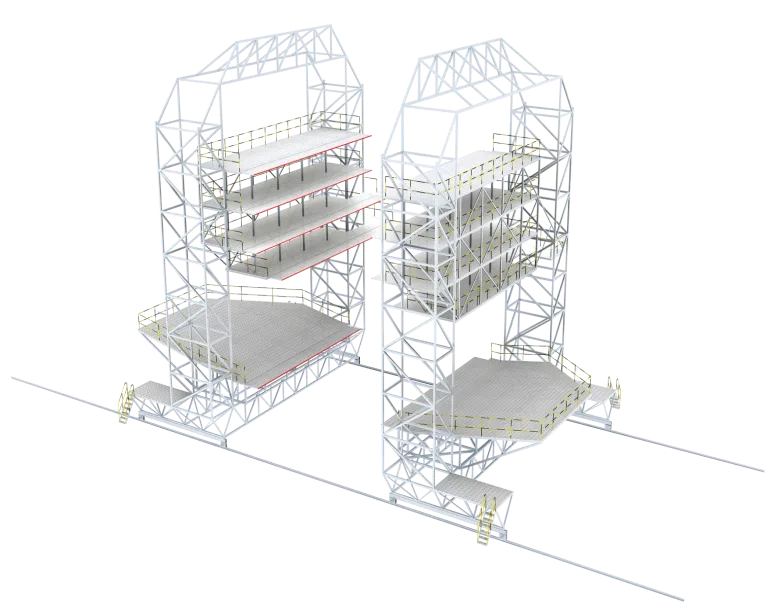 Suspended Vertical Fin Dock-Shanghai Junxun Aviation