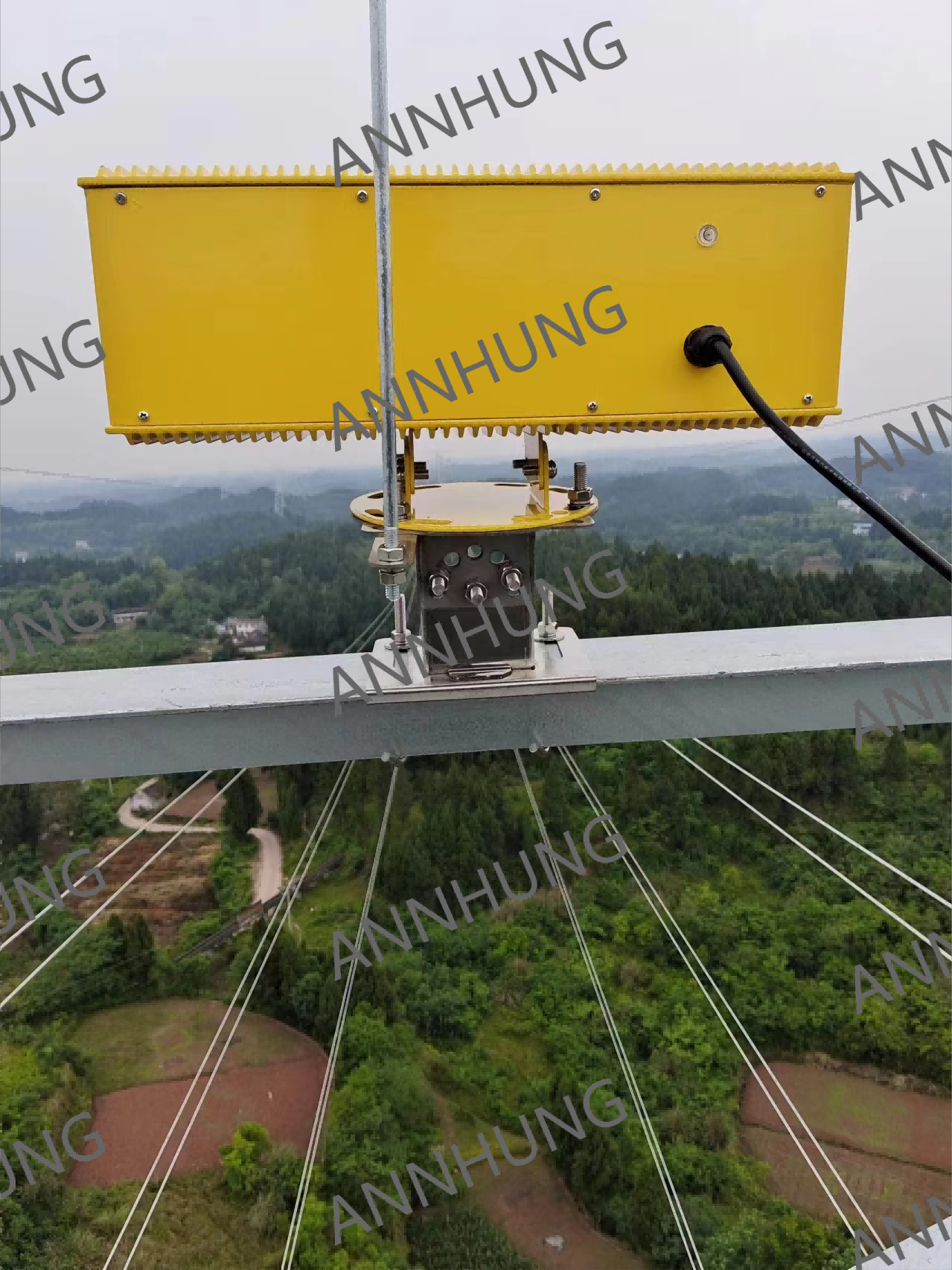 High-intensity Aviation Obstruction Light Installation Example