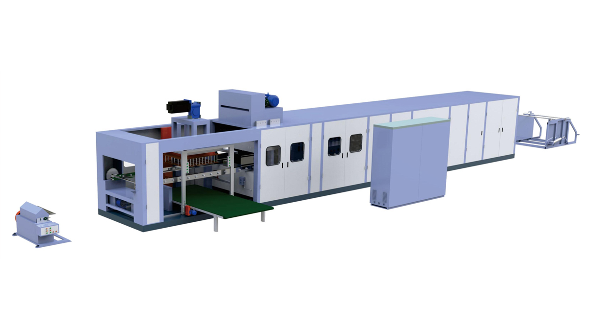 Automatic Foamed Polylactic Acid Forming And Cutting Machine-Keli