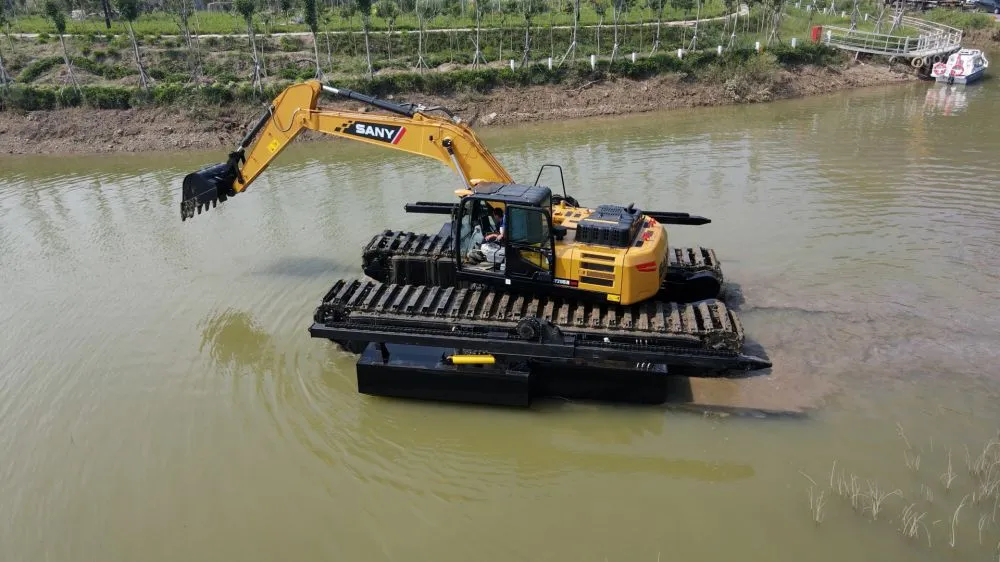Excavator Dredging Platform-Relong Technology