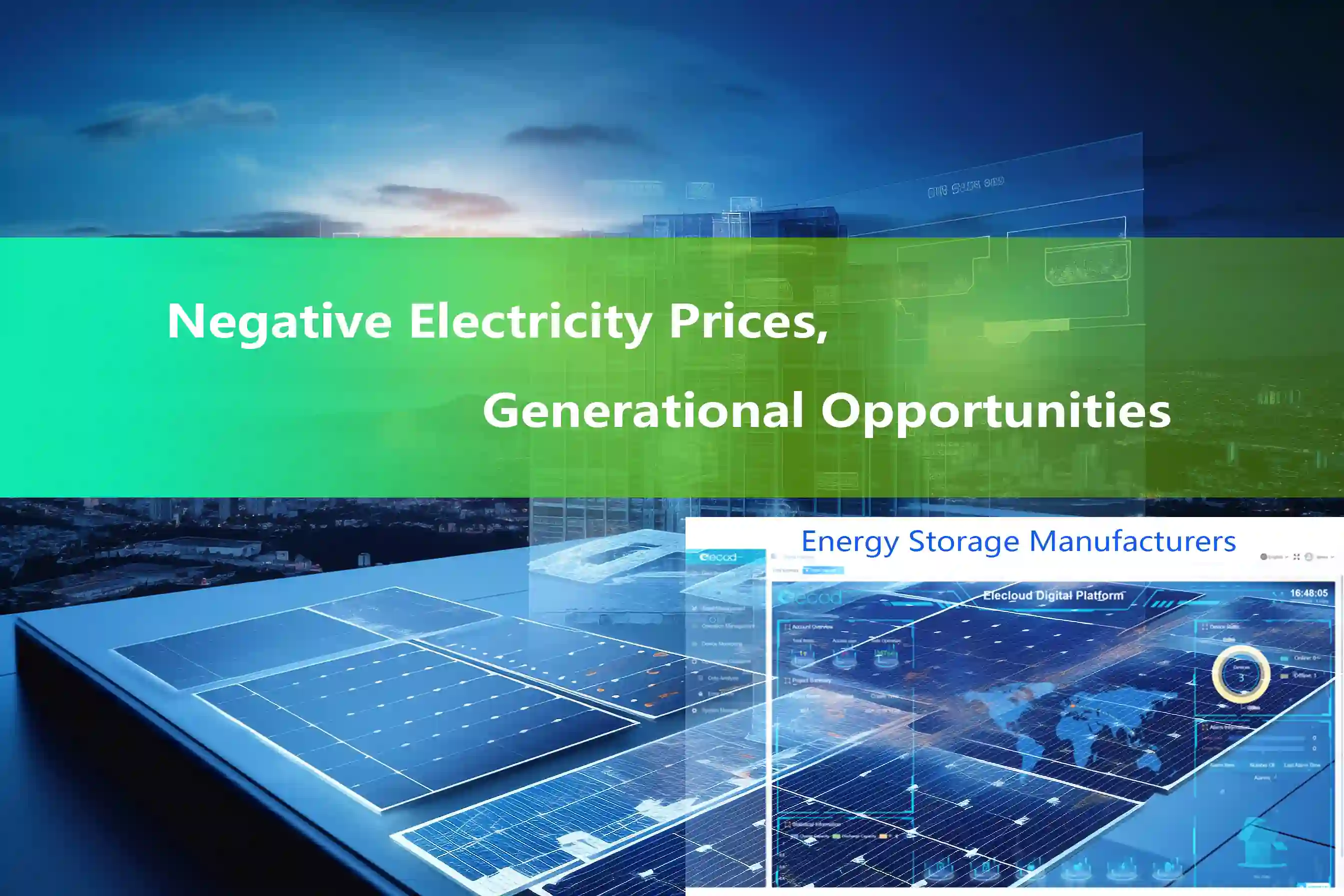 Worldwide Negative Electricity Prices and the New Opportunities for ...