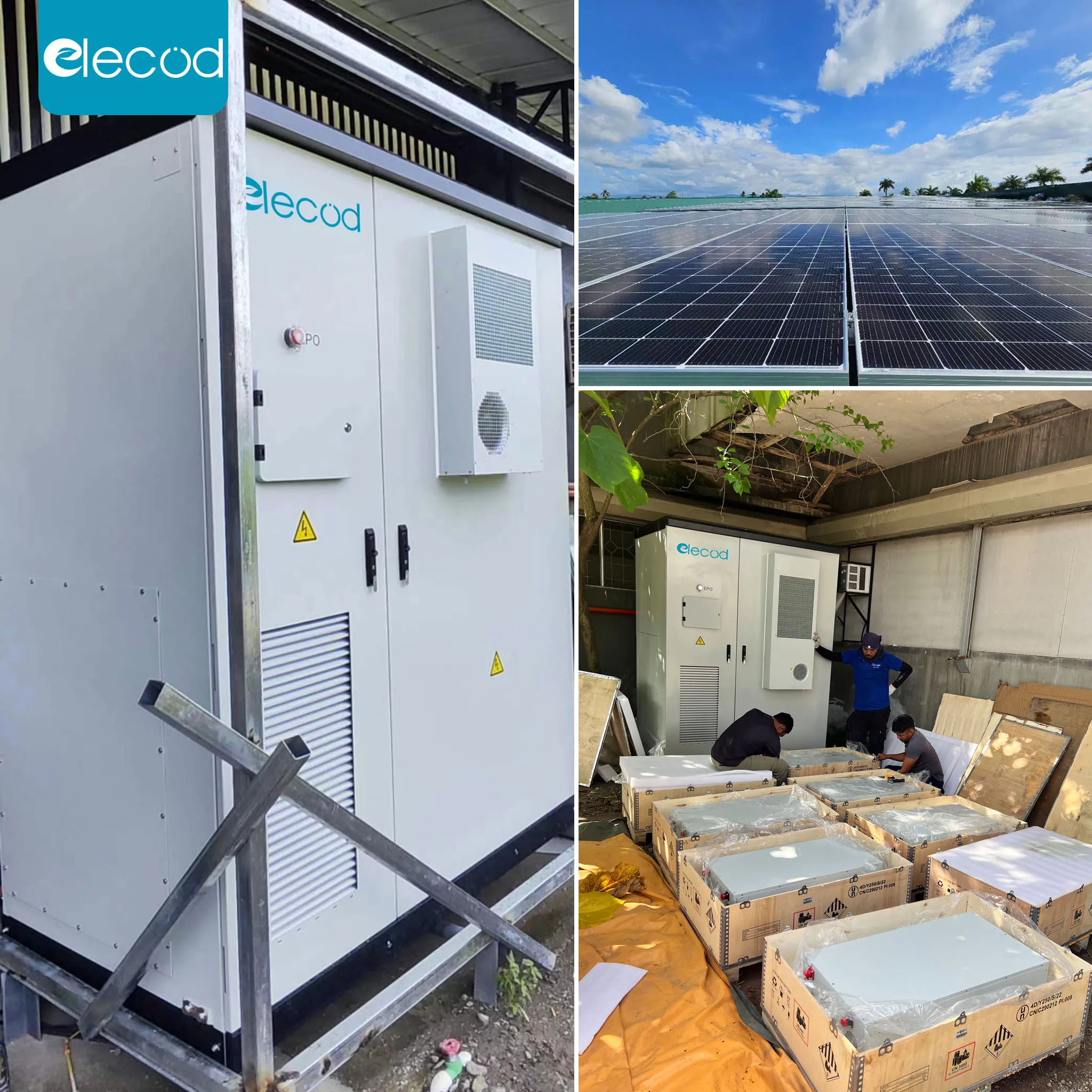 The Philippines outdoor energy storage system project of Elecod ...
