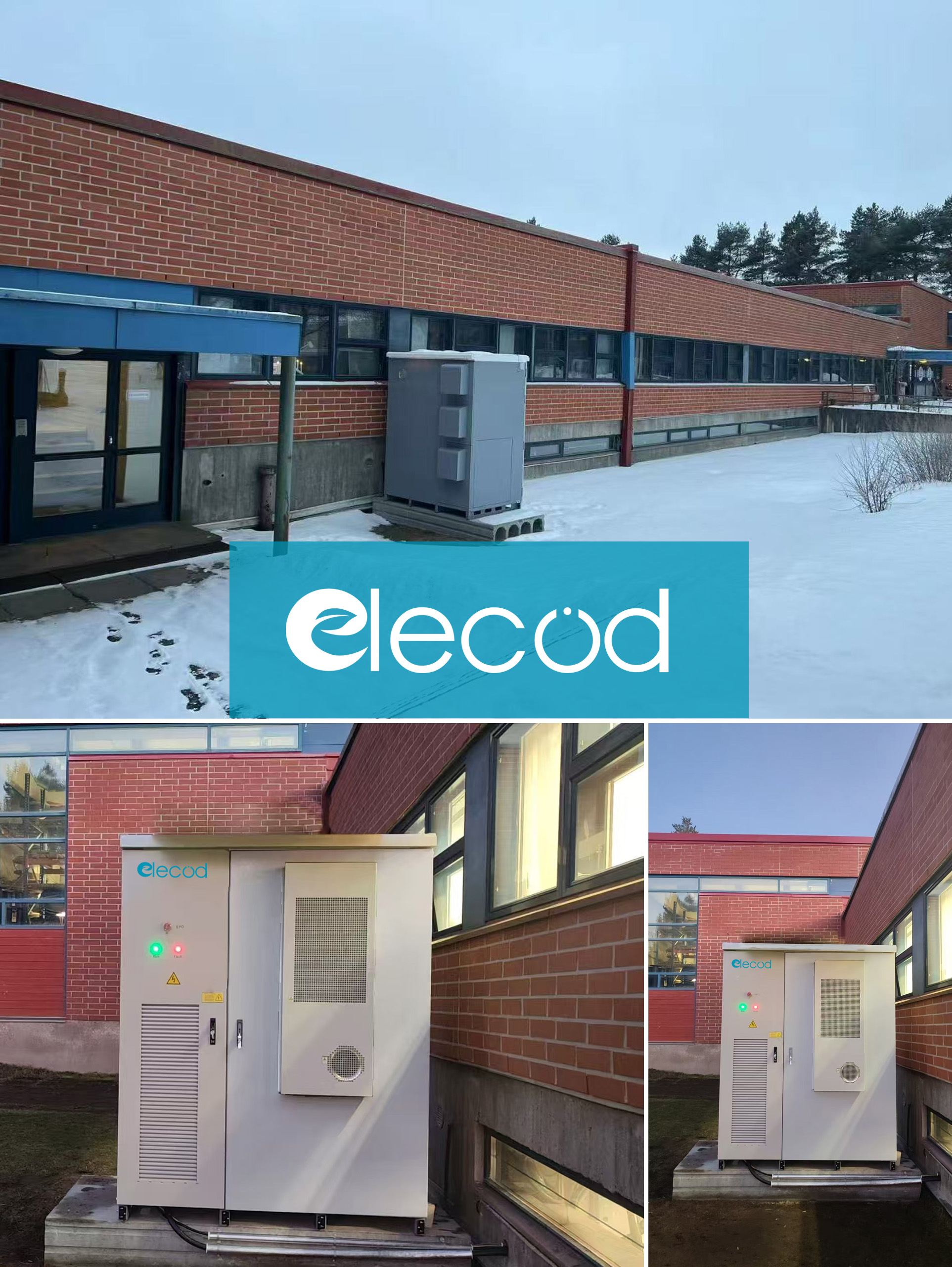 Elecod Finland 100kW215kWh modular ESS project - Elecod Electric