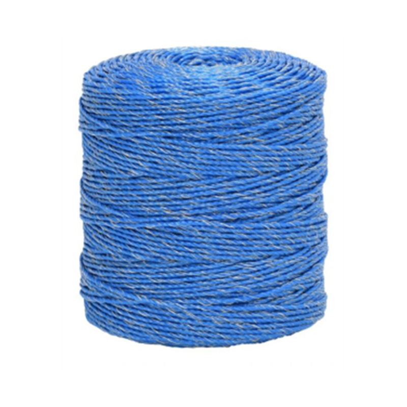 Cable for electric fence, diameter 3 mm, blue, Polywire for electric ...
