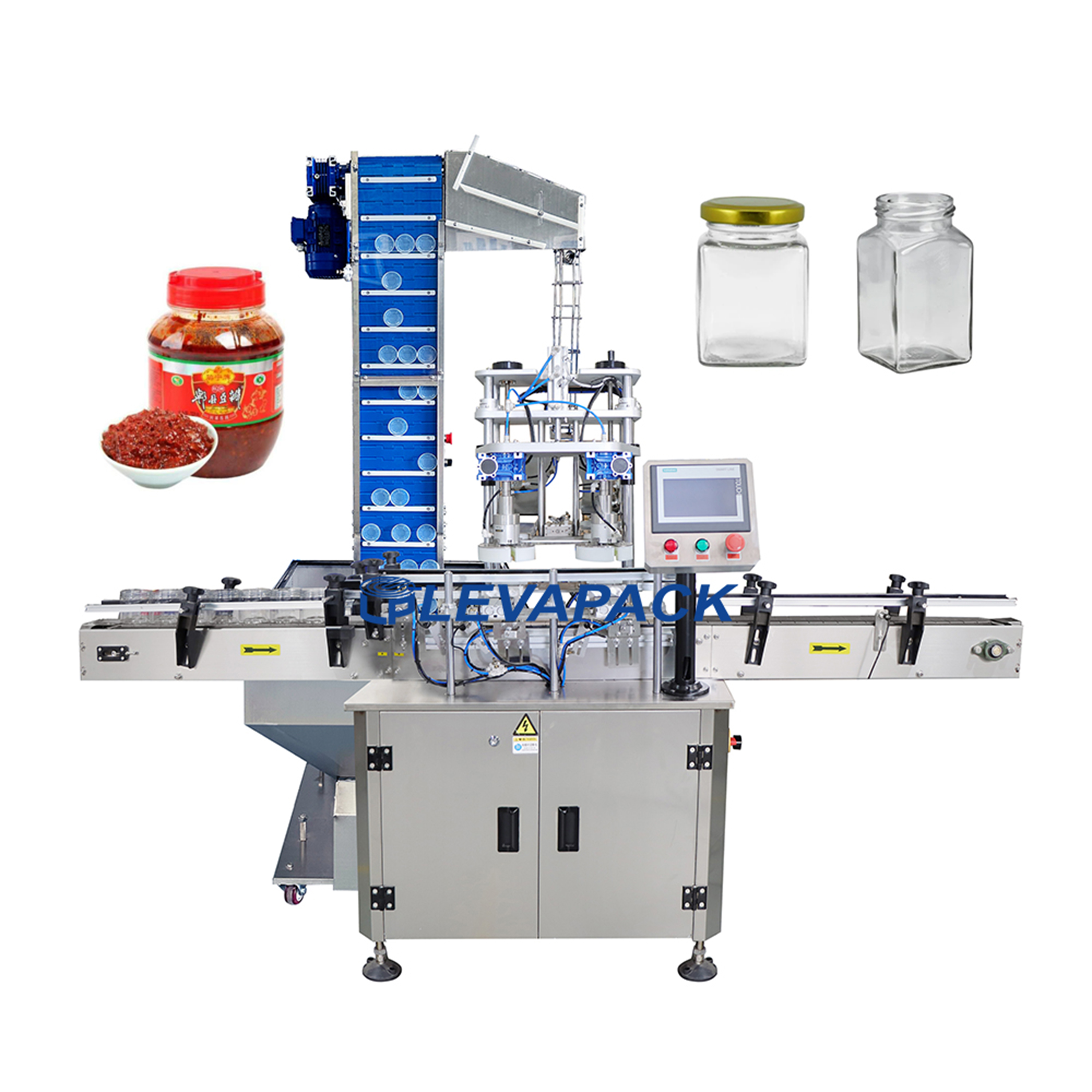 Double Head Linear Capping Machine-Levapack
