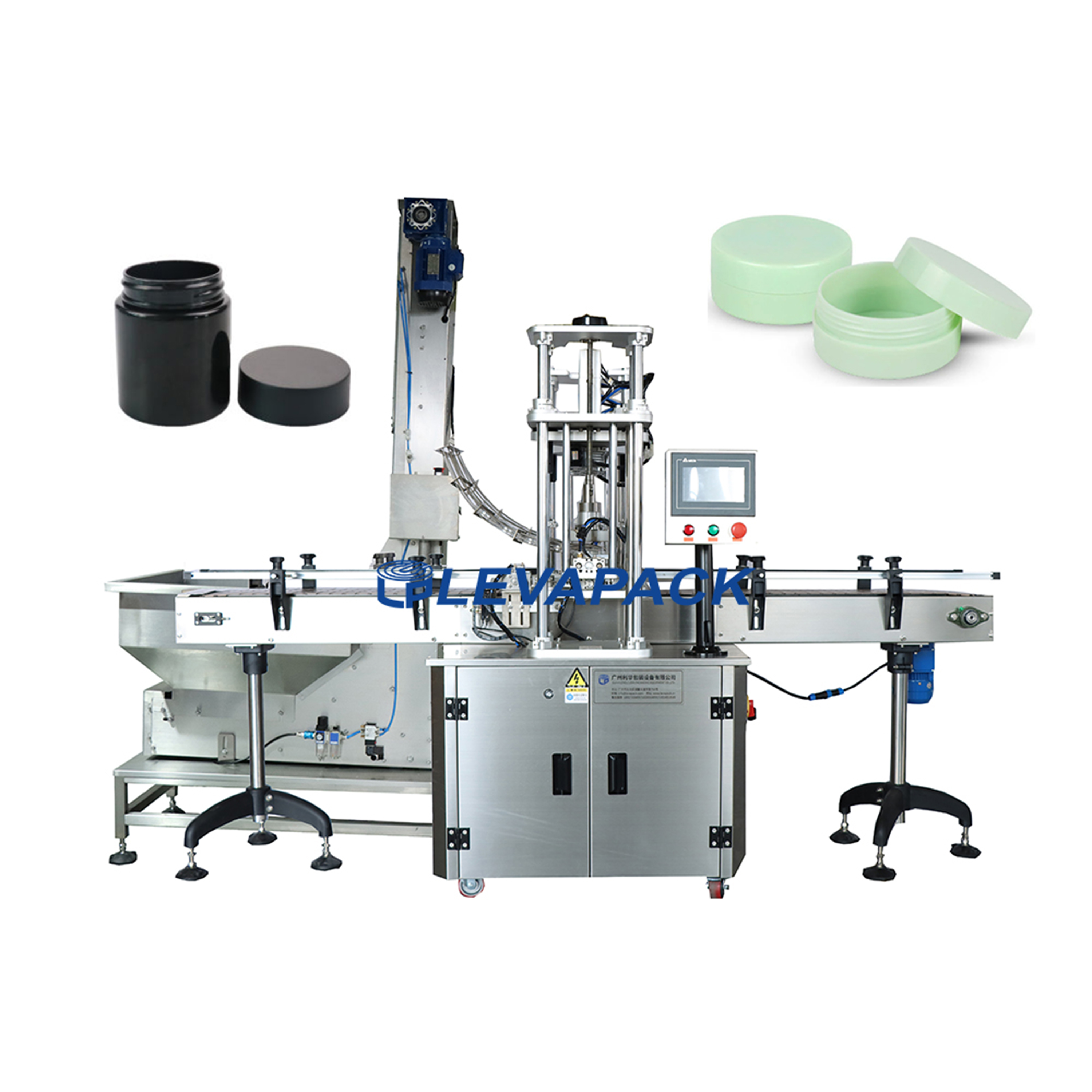 Single Head Servo Capping Machine-Levapack