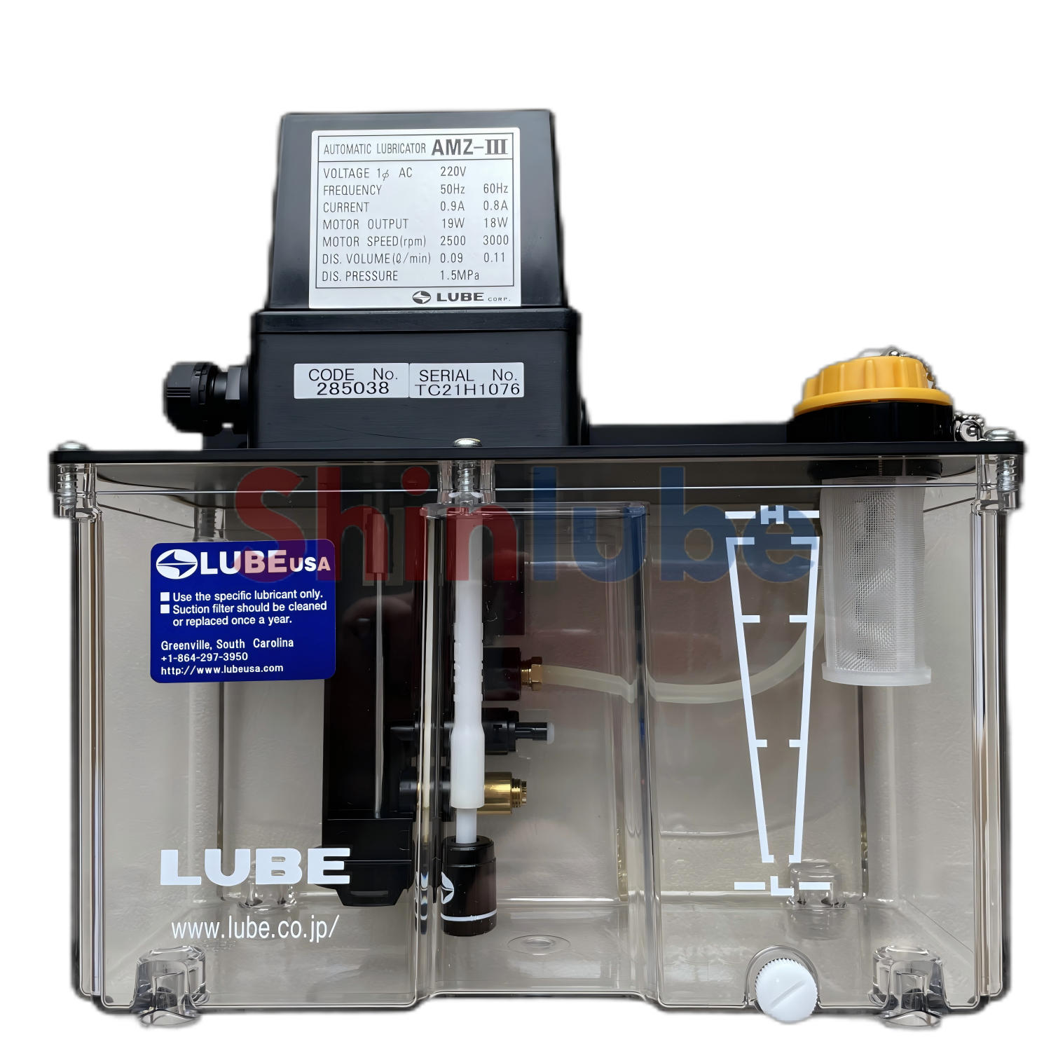 LUBE Oil Pump AMZ-III 3L 220V 285038 - High-Quality Oil Pump for Your Needs