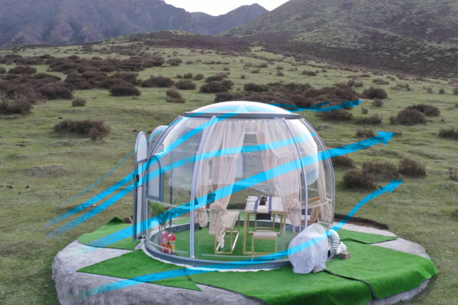 Polycarbonate Dome-Skycamp Industrial