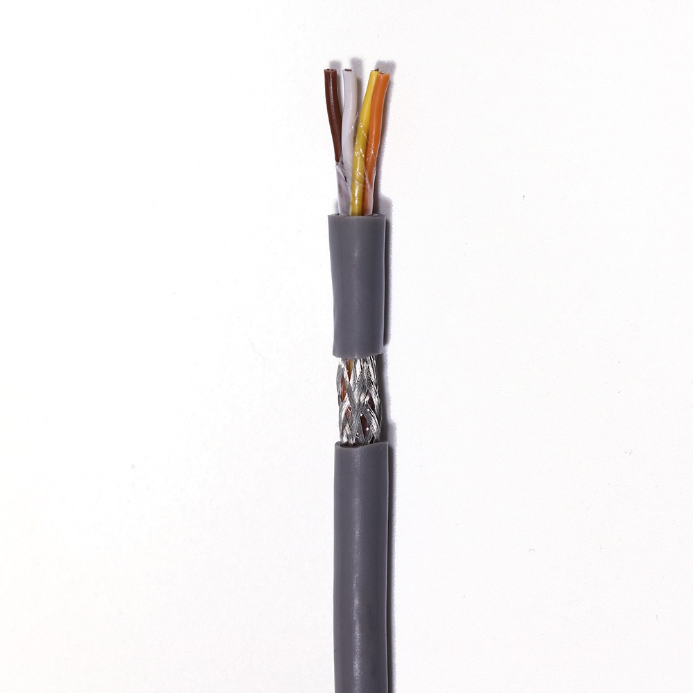 CY PVC Insulation Tinned Copper Braid Cable for Electrical Interference ...