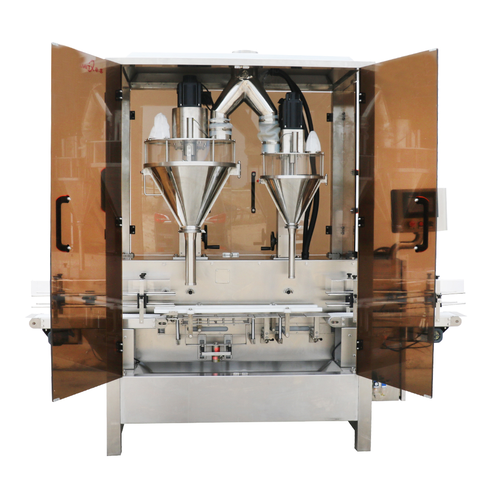 Linear double-head screw with quantitative powder filling machine-XTime