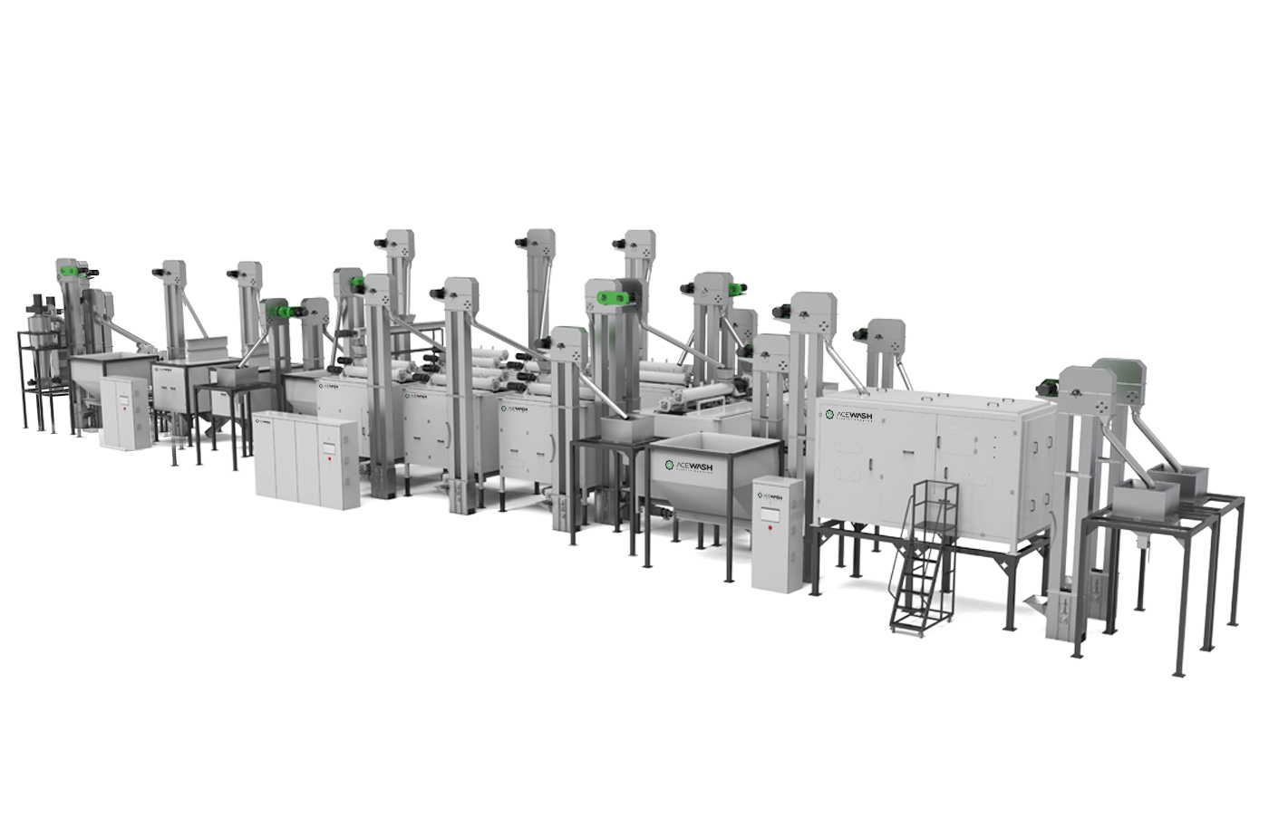 Electrostatic Sorting System for PE/PP/ABS/PS-Suzhou Acewashtech Machinery