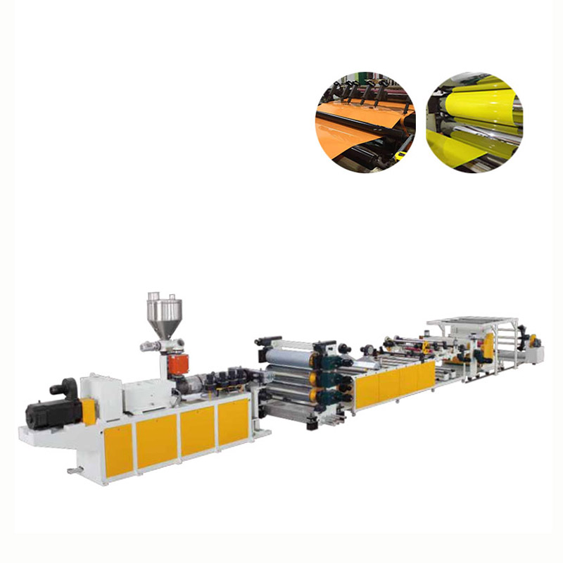 PVC Transparent Soft and Rigid Sheet Extrusion Line-jwell