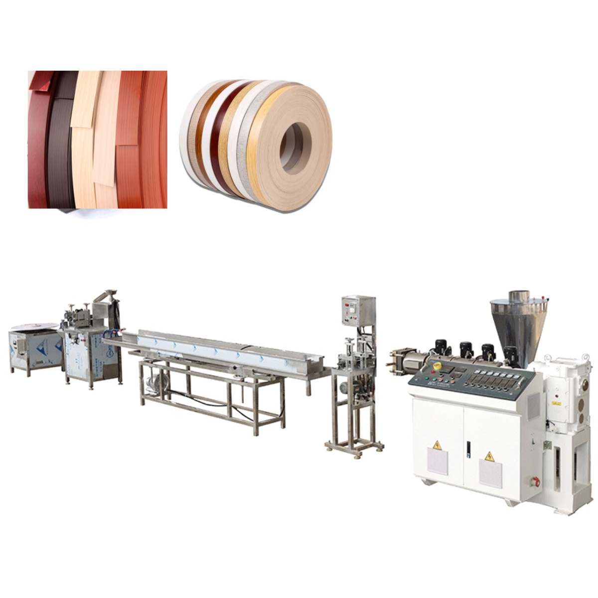 Edge banding extrusion line-jwell