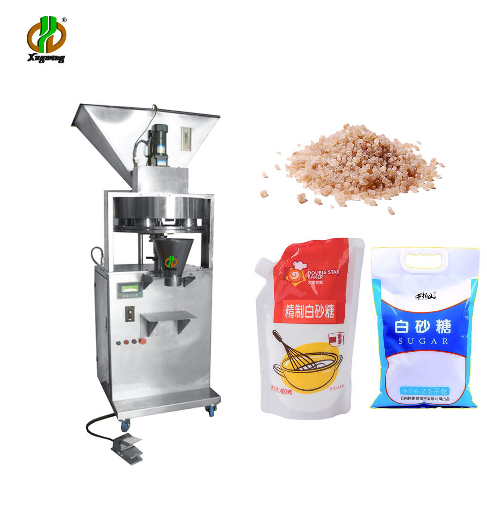 Semi-automatic granule filling machine-Xuguang Packaging Machinery ...