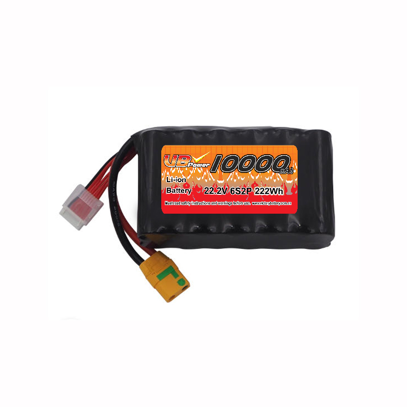 VBpower 6S2P 22.2V 21700 10000mAh FPV drone and UAV high power Li-ion ...