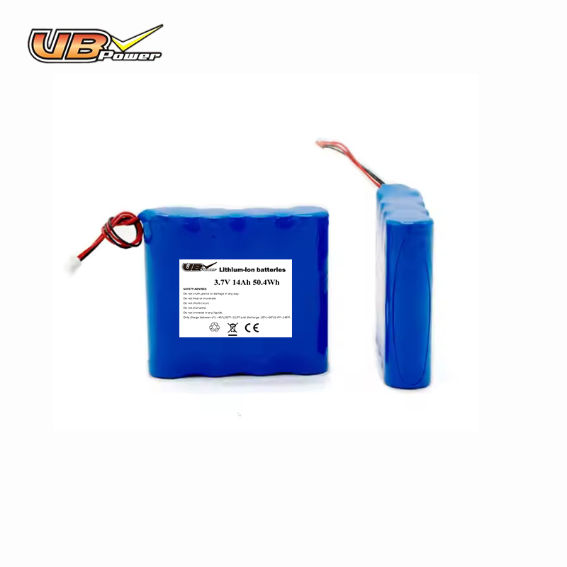 VBpower 3.7v 10400mah 1s4p 18650 Li Ion Rechargeable Battery Packs ...