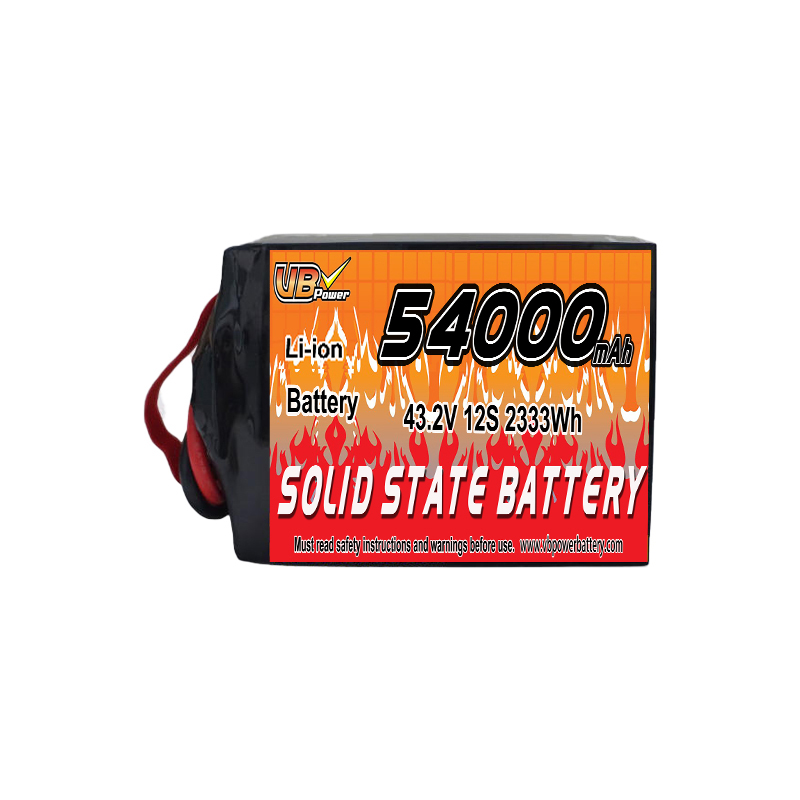 VBpower 54000mAh 12S 43.2V Solid State Battery-Victory Battery