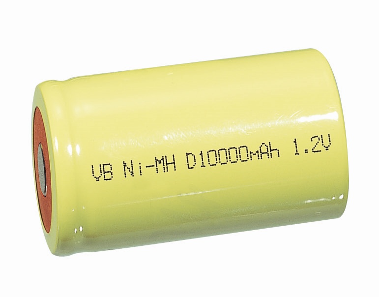 VBpower Ni-MH/ Nickel Metal Hydride Medical Battery Cell D 10000mAh ...