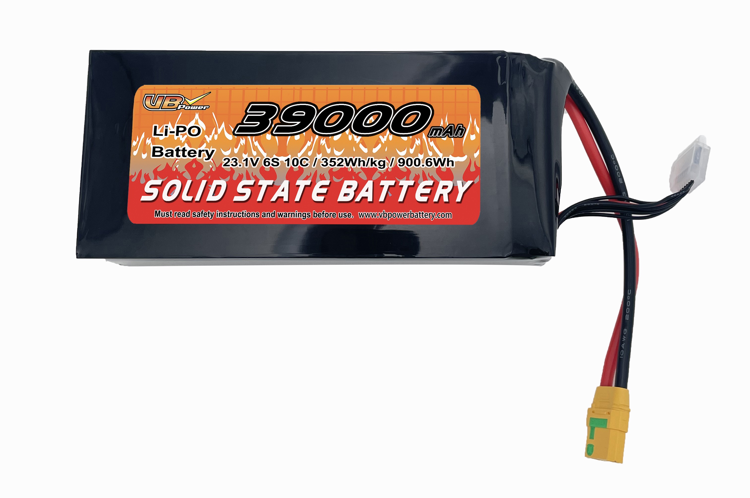 VBpower Solid State Battery High Energy Density 23.1V 6S 39000mAh Li-Po Solid State Battery for ...