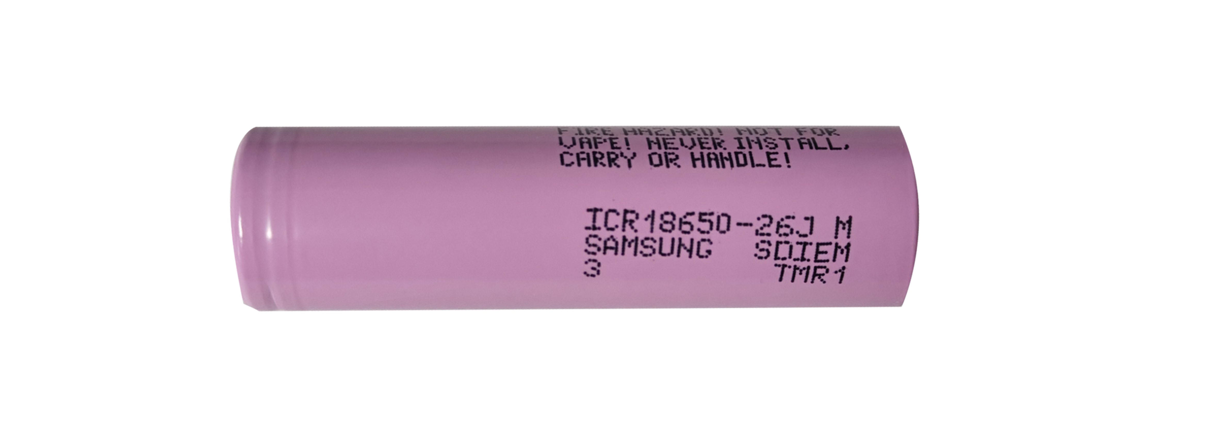 Samsung ICR18650 26J Li-ion Battery Cell Flat Top-Victory Battery