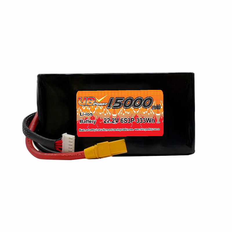 VBpower 22.2V 15000mAh P50B 6S3P Lithium Ion Battery With connector ...