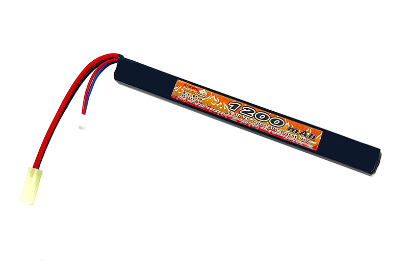 VBpower 7.4V 1200mAh 20C Li-Po Airsoft Battery Stick Battery Pack with ...