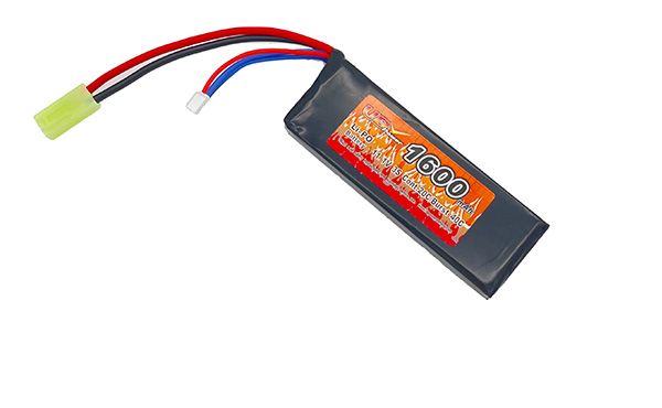 VBpower 11.1V 1600mAh 20C Li-Po Airsoft Battery Small Battery Pack with ...
