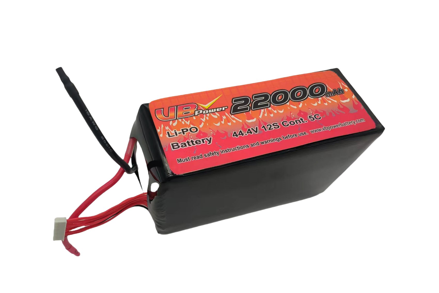 VBpower UAV FPV Drone Li-Po battery 44.4V 22000mAh 5C Battery -Victory ...