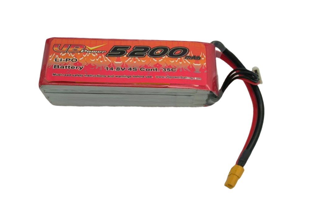 VBpower UAV FPV Drone Li-Po battery 14.8V 5200mAh 35C Battery -Victory ...
