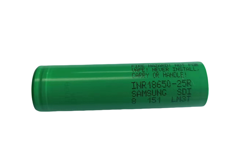 Samsung 25R 18650 2500mAh Li-ion Battery Cell Flat Top-Victory Battery