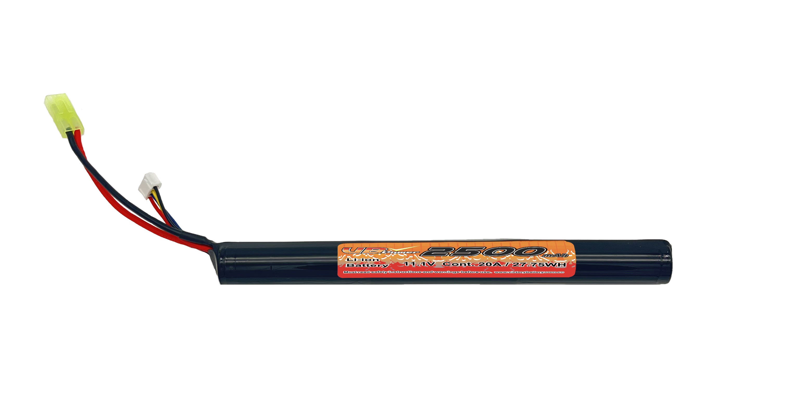 VBpower Lithium-ion Battery 11.1V 2500mAh 20A Li-ion Battery stick with ...
