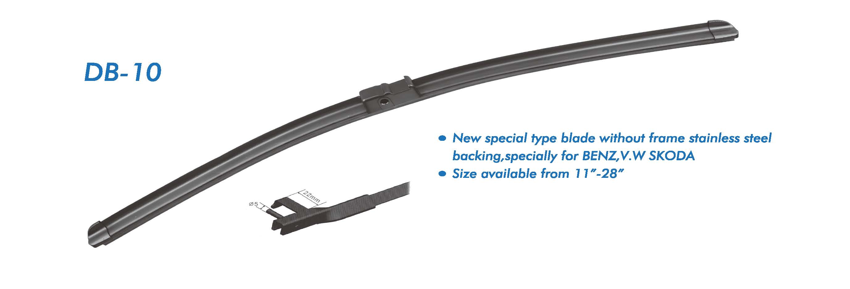 DB-10 Flat wiper blade-DOBO