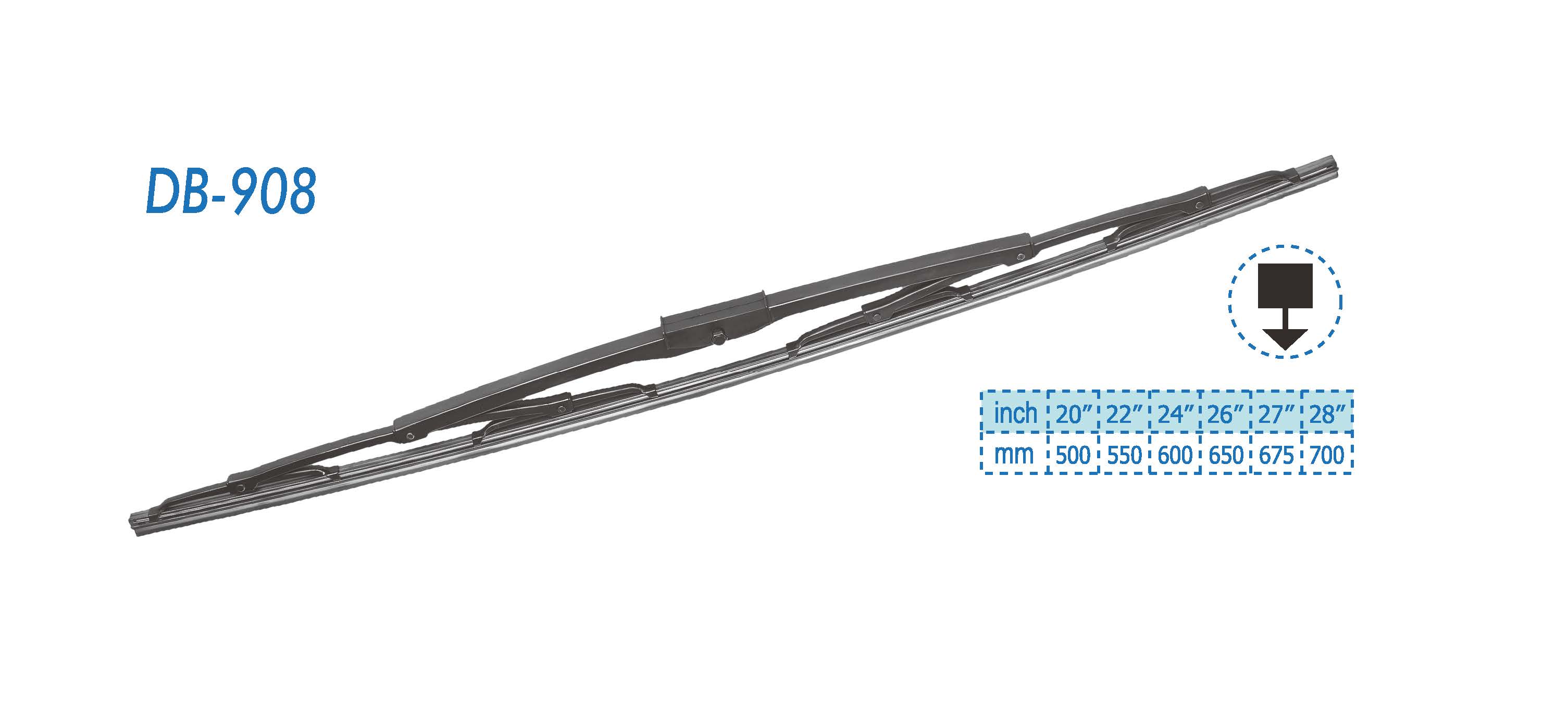DB-908 Bus & truck wiper blade-DOBO